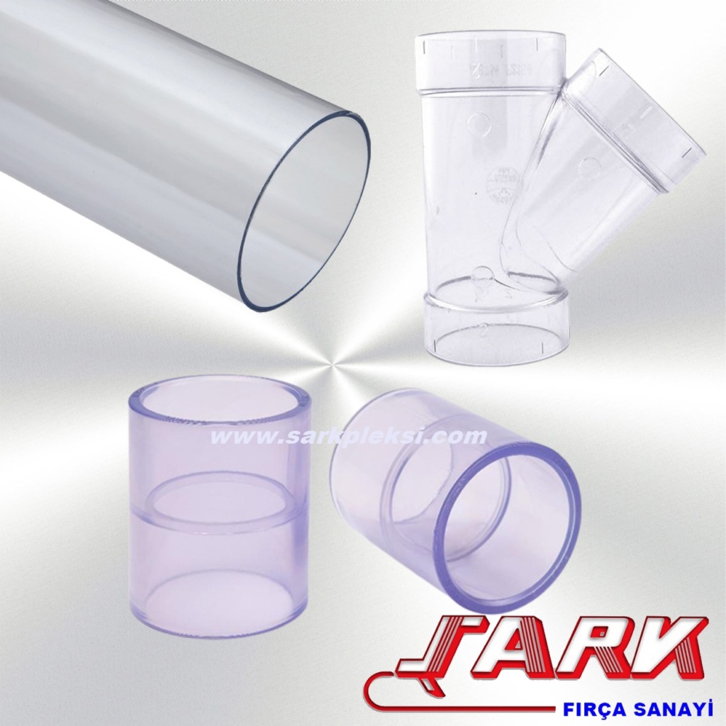 Pvc Şeffaf Boru - Şark Pleksi