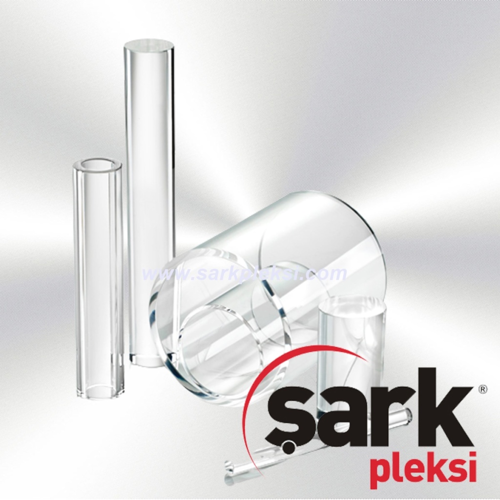 Plexiglass Acrylic Clear Pipes - Şark Pleksi