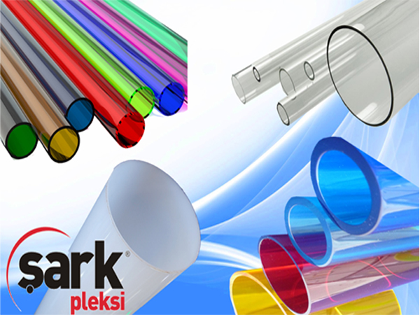 Clear Plexiglass Acrylic Tube - Şark Pleksi